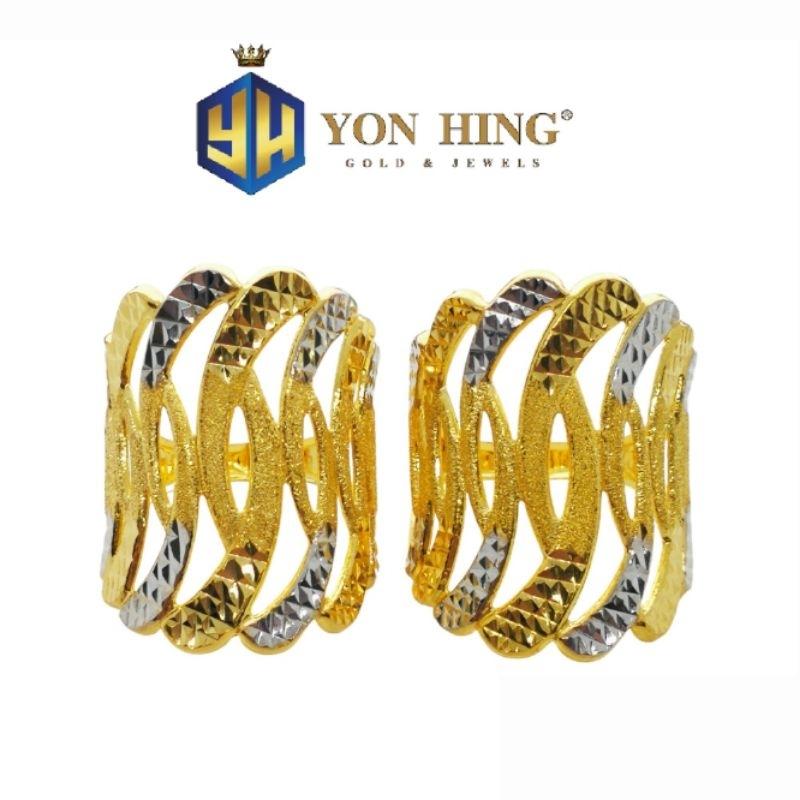 Cincin Lipan Fesyen Bajet Pelbagai Design 2C Emas 916 Yon Hing - TikTok ...