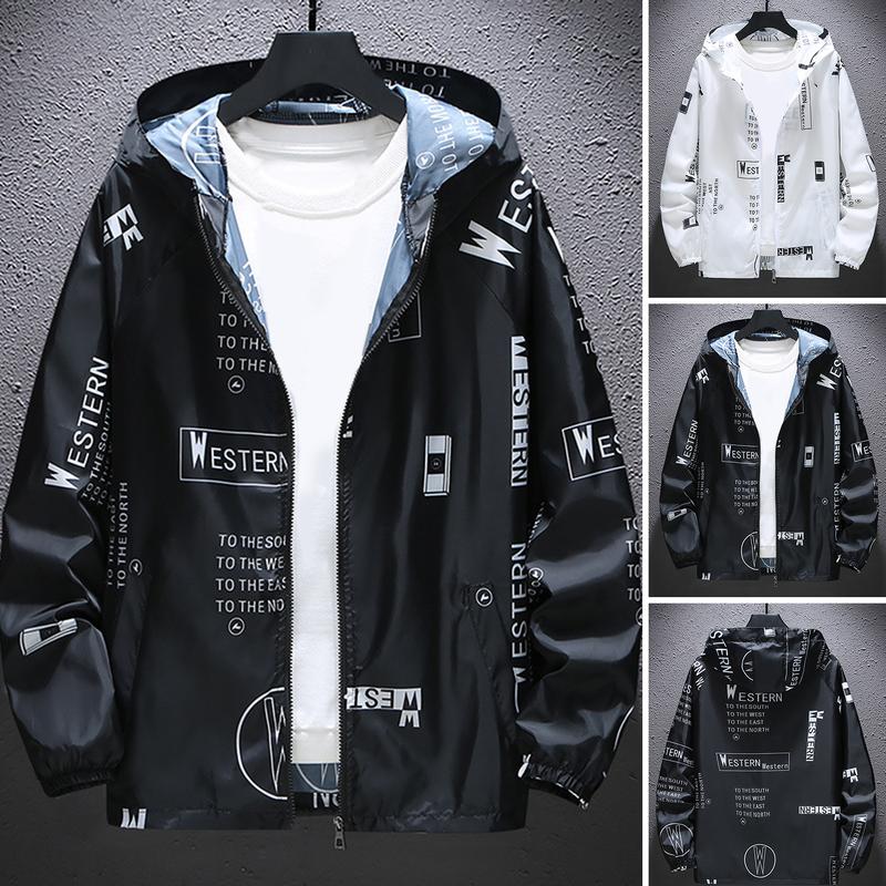 Jaket bertudung lelaki, dengan penutup zip, Anti-UV, bernafas, - TikTok ...