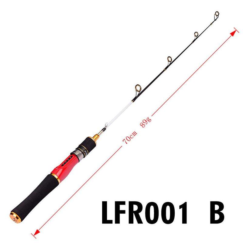 PROBEROS Portable Fishing Rod Lightweight Fishing Rod Hard/Soft ...