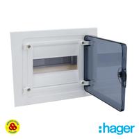 Jual Hager Box MCB 8 Group Inbow Tanam VF108TM Tutup Rata Transparant ...