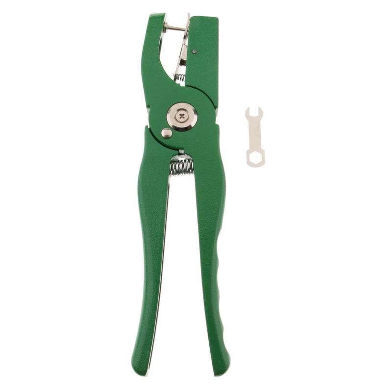 Pig Ear Tag Plier Sheep Cow Applicator Puncher Marker Tagger Green ...