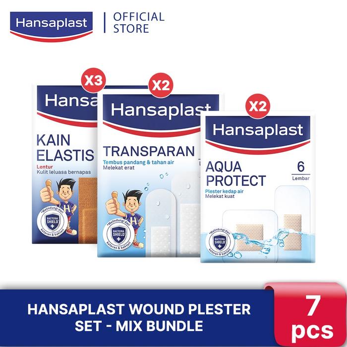 Promo Hansaplast Wound Plester Set - Mix Bundle - Plester Luka - Kota ...