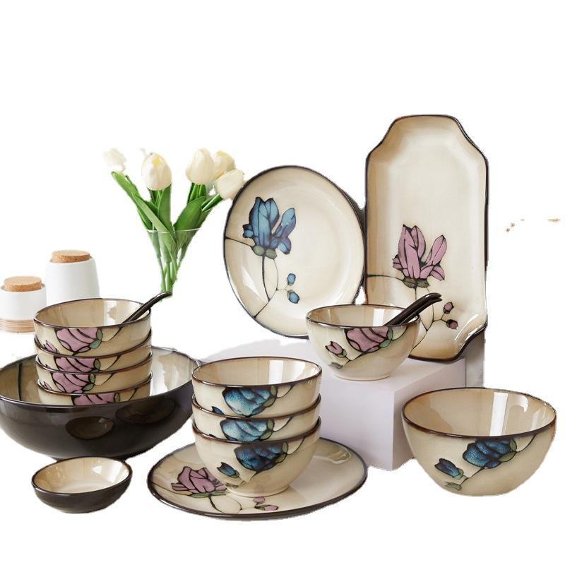 Pinggan Pinggan Pastoral Gaya Cina Yuquan Seramik, Gaochun, Lukisan ...