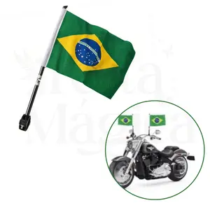 Kit 2 Bandeira do Brasil Para Moto e Bicicleta Torcedor - TikTok Shop ...