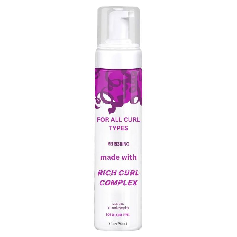 Curl Talk Refreshing Curl Foam, 8 fl oz (1 Pack) Gel Haircare - TikTok Shop