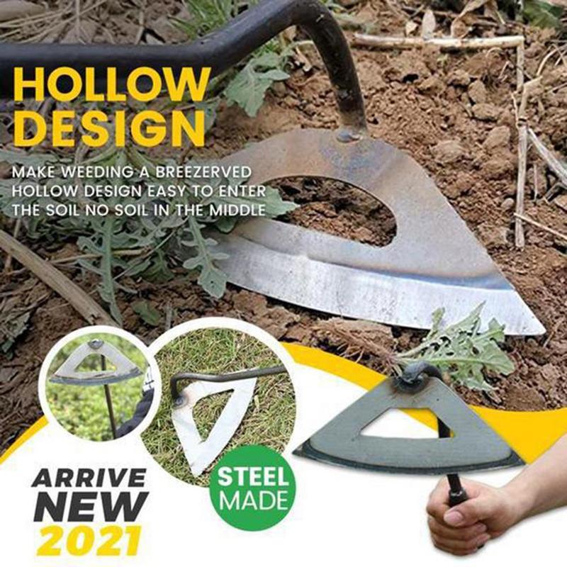 Steel Weeding Shovel Farm Tool Handheld Hollow Hoe Agriculture - TikTok ...