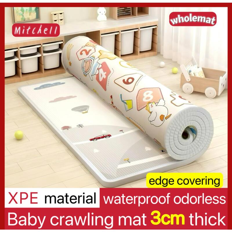 Baby Crawg MatWaterproof thickened Odorless Pattern on both sides ...