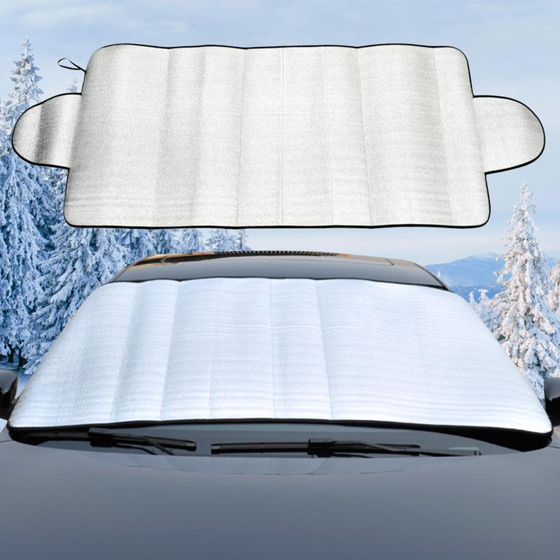 TK Foldable Car Window Sunshades Car Snow Cover Winter Windshield ...