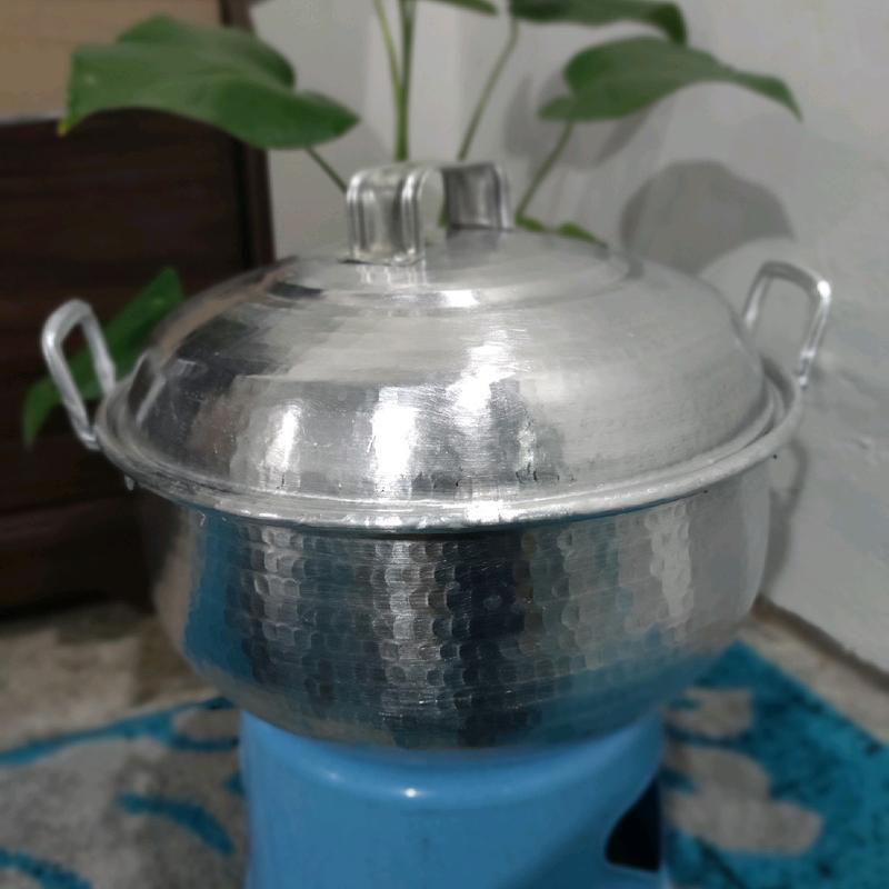 panci sayur 30 cm alumunium tempa panci kaldu anti karat Alat Dapur ...