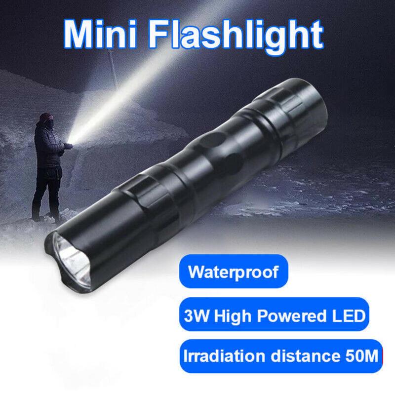 LED Flashlight Portable Ultra Bright Waterproof Battery LED Flashlight ...