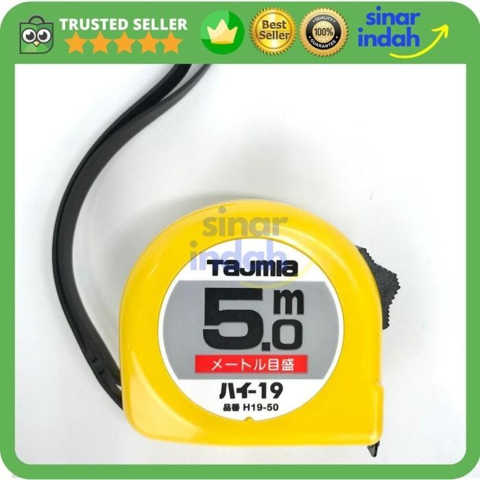 Meteran Tajmia 5 Meter JAPAN / Measuring Tape 5M Hi lock 16ft Tajima ...
