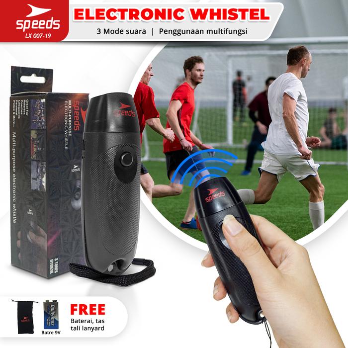 Promo SPEEDS Peluit Wasit Electronic Whistle Pluit Push Olahraga ...