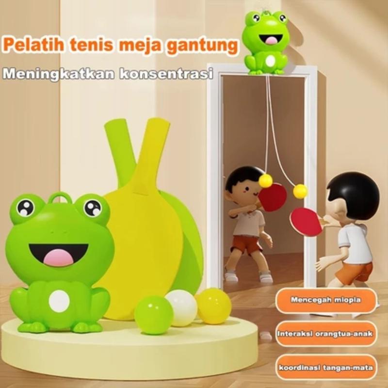 Raket Tenis Meja Mainan Kebugaran Pingpong Gantung Otomatis Raket ...