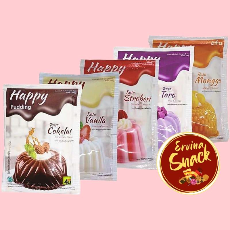 Happy Pudding Forisa Pudding Bubuk dengan Susu beraneka rasa netto 60 ...