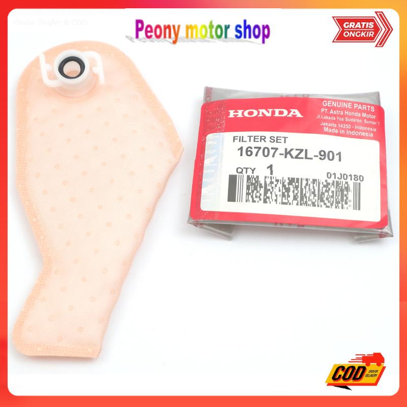 saringan bensin motor - filter bensin FI 16707-KZL-901 Part motor ...
