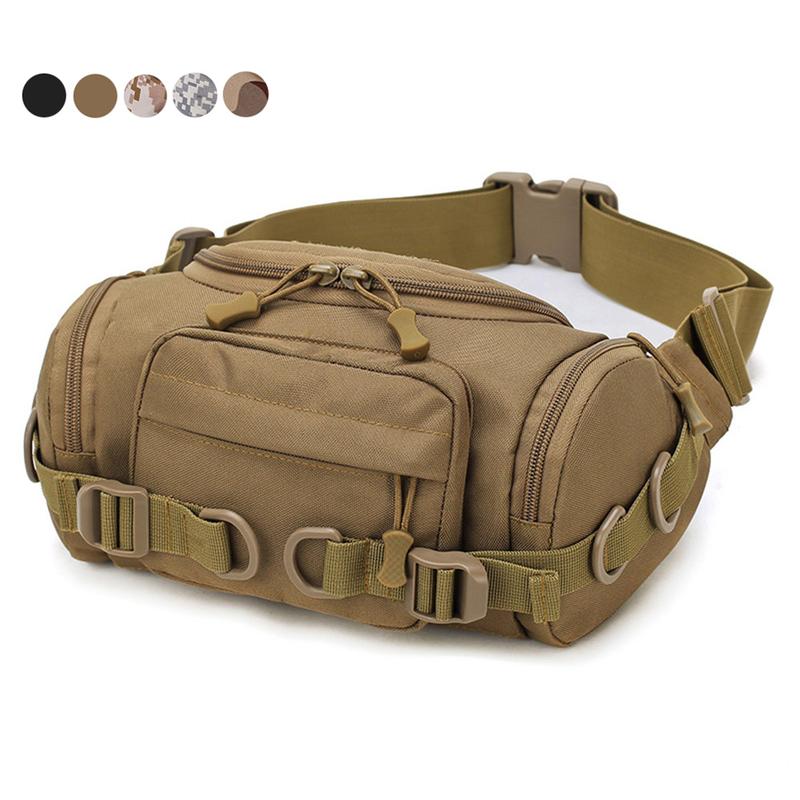 Tactical Men Waist Pack Nylon Hiking Phone Pouch Outdoor Sports ...
