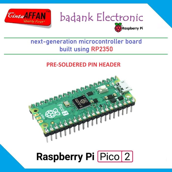 Jual Raspberry Pi Pico 2 (with soldered pin header) - Jakarta Timur ...