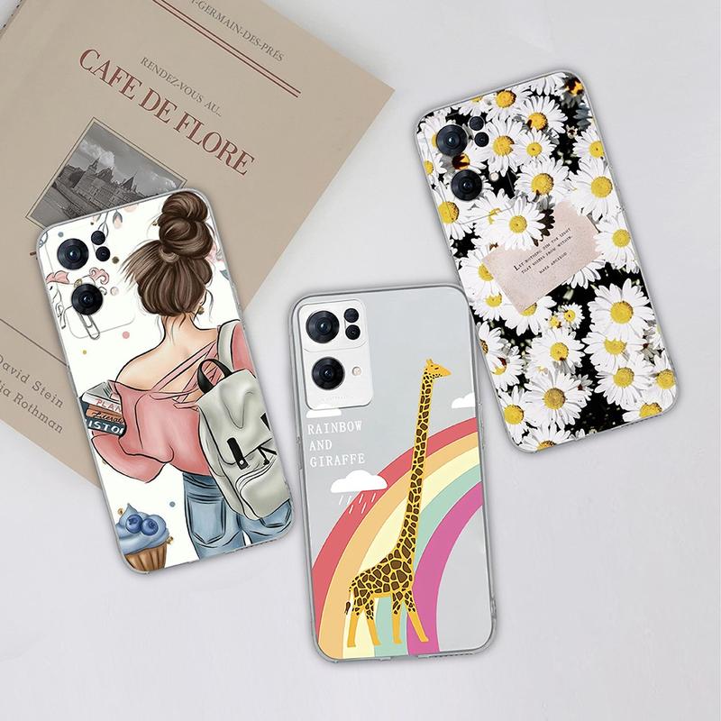 For OPPO Reno7 Pro 5G Case For Reno 7 Pro 5G Back Silicon Soft - TikTok ...