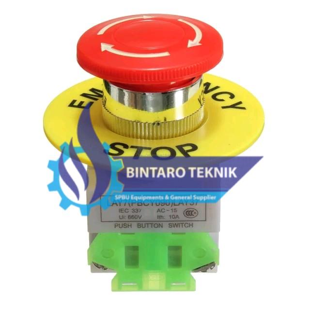Jual Tombol Emergensi Tombol Stop Emergency Plus Ring Emergency Stop ...