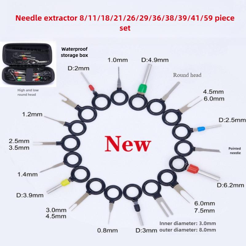 【Stainless Steel Terminal Extractor Tool】Automotive Wire Harness Pin ...
