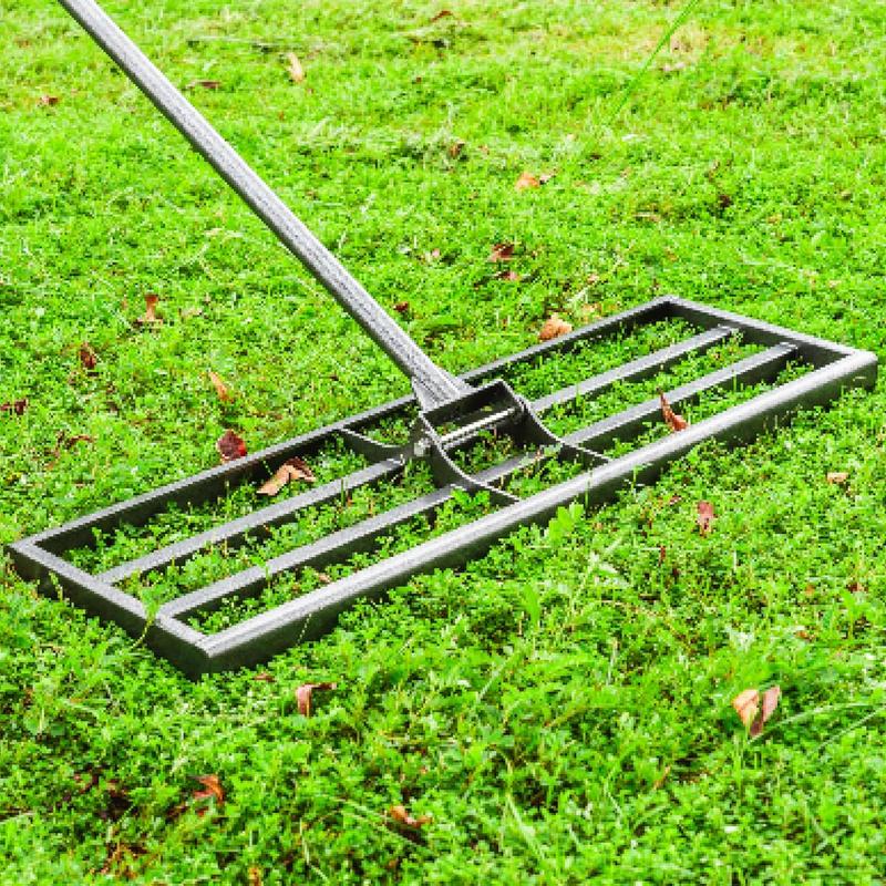 Premium Lawn Leveling Rake 30" x 10" Heavy Duty Soil Rake with - TikTok ...