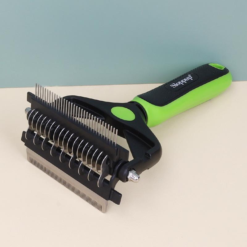 Pet Double-Sided Knot Untying Comb Dog Comb Cat Comb Beauty Float ...