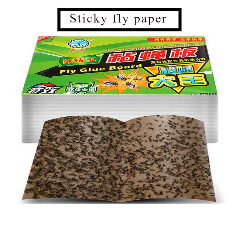 Sticky Fly Paper Fly Board Fly Sticker Strong Fly Board Mosquito ...