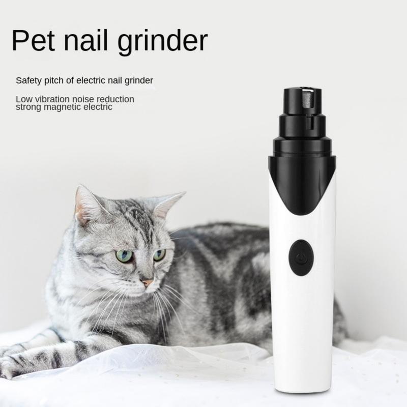 Pet Nail Sharpener Rechargeable Dog Cat Nail Sharpener Electric ...
