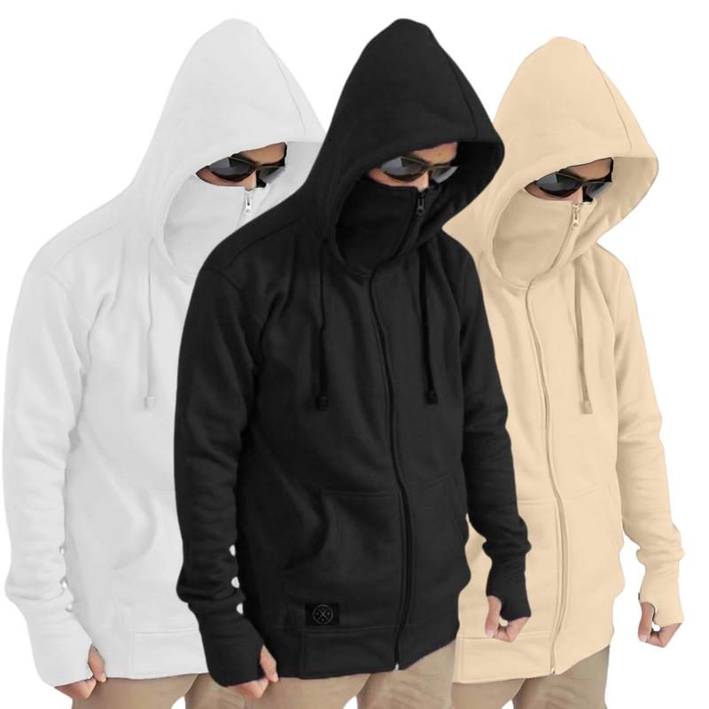 Promo COD Jaket Ninja UNISEX Full Zipper Size L XL XXL Premium Hitam ...