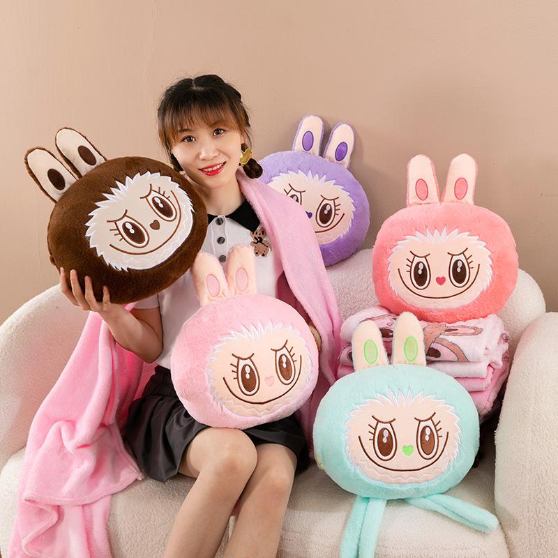 Selimut Penyaman Udara, Labubu, Ransel Mewah Kartun, Bantal Pelbagai ...
