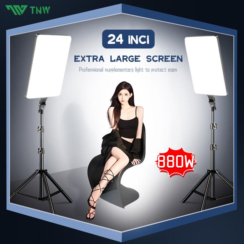 TNW 24 Inch LED Video Light Panel Light Make up Lighting Wit - TikTok ...