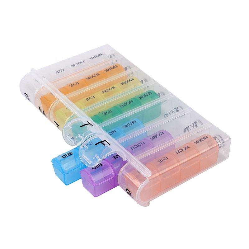 7 Day Pill Box 28 Compartment Weekly Medicine Organizer - TikTok Shop ...