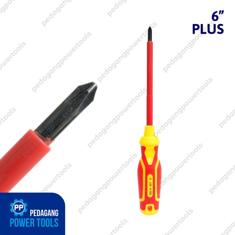 ATS OBENG LISTRIK AC 6 INCH PLUS GAGANG KARET ELECTRIC SCREWDRIVER ...