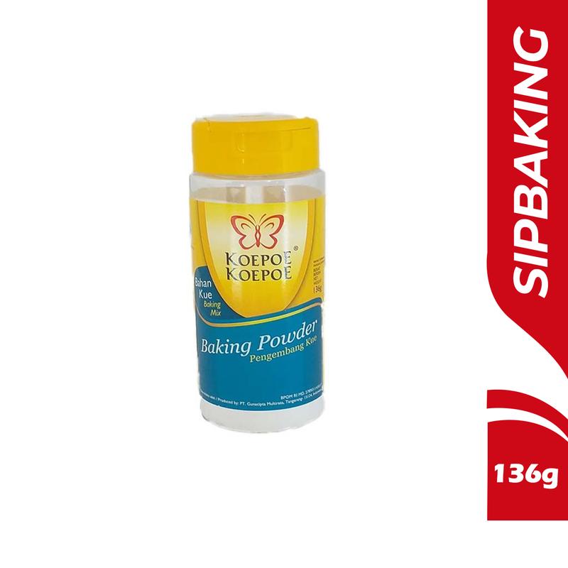 Baking Powder koepoe koepeo 136 gr - botol besar - Shop | Tokopedia