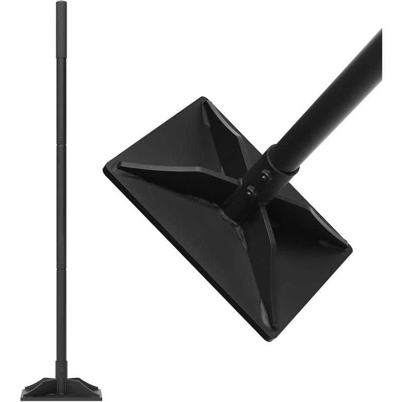 Steel Tamper Tool, Hand Tamper with Larger 8"x10" Rectangular Metal ...