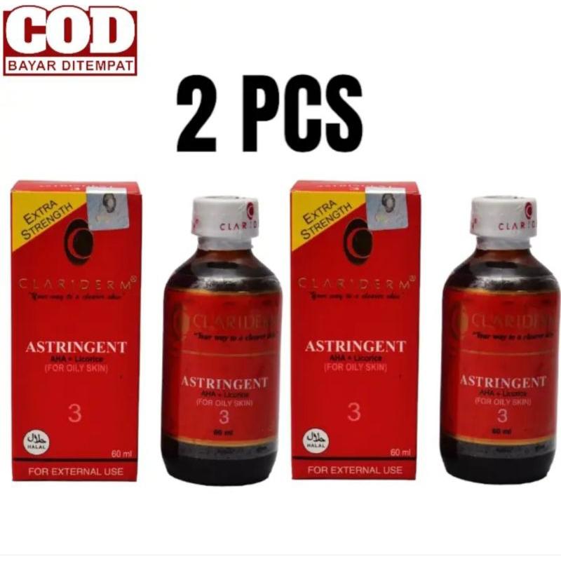 2 pcs clariderm astringent no 3 original - TikTok Shop Malaysia