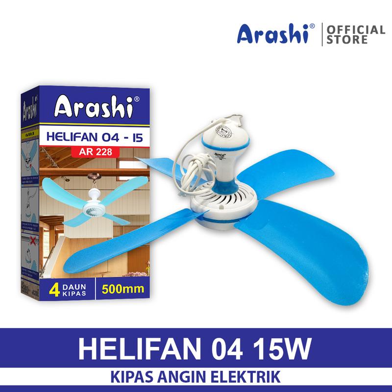 Arashi Kipas Angin Helifan 04 - 15 - Shop | Tokopedia