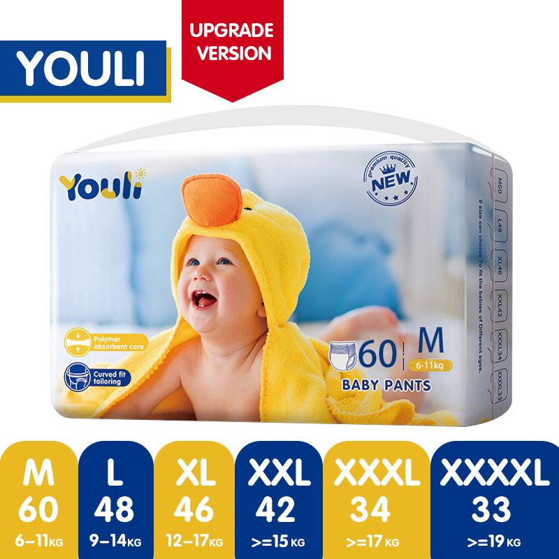 YOULI Premium lampin naik side versi-M (60 Pcs)/L (48 Pcs)/X - TikTok ...