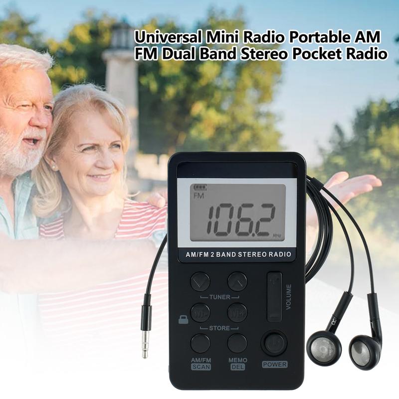 FM AM Radio Personal Mini Digital Tuning Portable Pocket Radio - TikTok ...