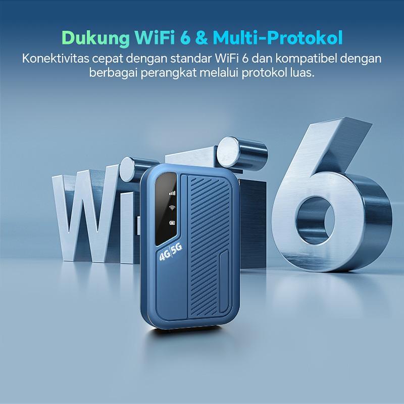 Modem 4G/5G LTE WiFi – Router portabel, 150 Mbps, kompatibel dengan ...