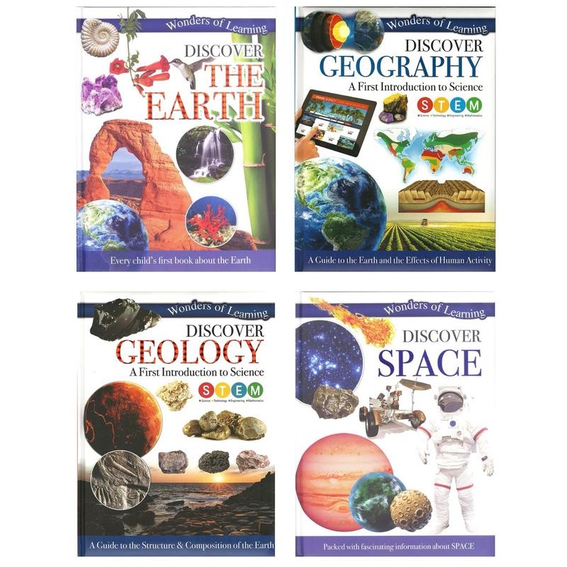 WONDERS OF LEARNING SET OF 4 (DISCOVER EARTH, GEOGRAPHY, GEOLOGY, - TikTok Shop Philippines