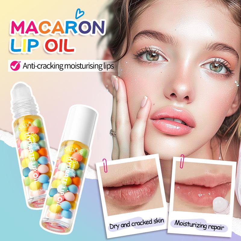 Macaroon Anti-dryness Moisturize Repairing Lip Oil Lip Gloss - TikTok ...