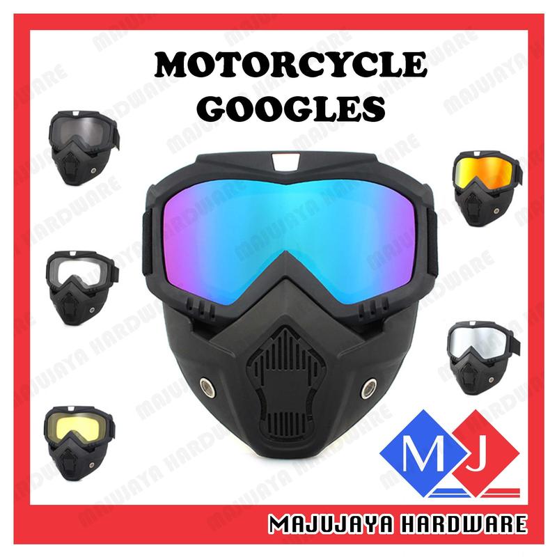 Motorcycle Goggles Removable Mask Open Face Helmet Detachabl - TikTok ...