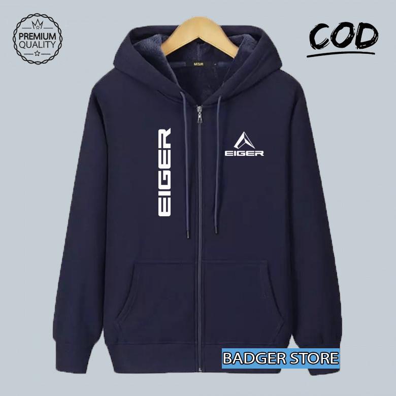 Jaket Distro Resleting Kupluk Distro Logo 1205 Long Text Putih - Shop ...