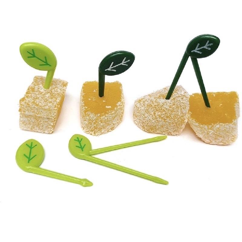 Tusukan Bento Food Pick Bento Tools Foodpick Fork Pick Alat Bento Daun ...