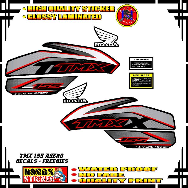 TMX 155 STOCK DECALS W FREEBIES - TikTok Shop Philippines