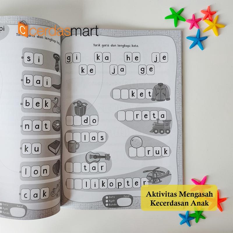 BUKU CALISTUNG SIAP MASUK SD BELAJAR MENULIS HURUF DAN ANGKA BEST ...