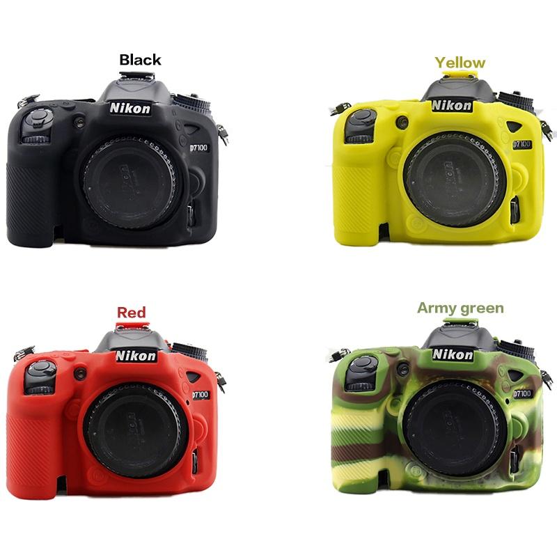 Soft Silicone Rubber Camera Body Case Cover For Nikon D7200 D7100 ...