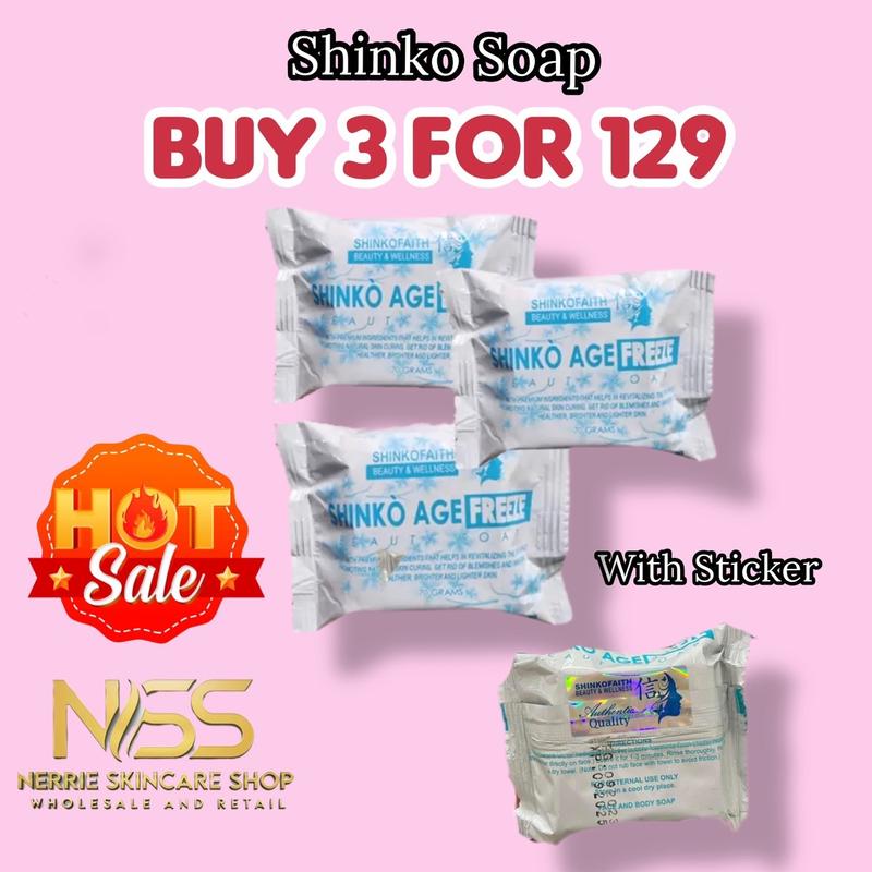 SHINKO Soap 3 for 129 Whitening Skin Repair - TikTok Shop Philippines