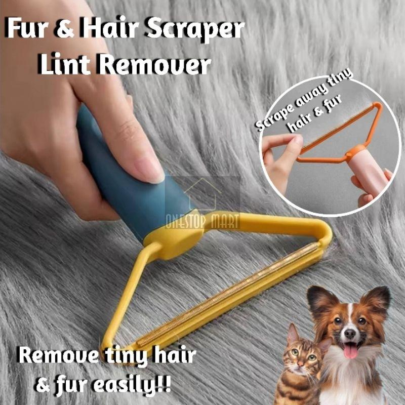 PORTABLE FUR & HAIR SCRAPER LINT REMOVER CLOTH REMOVING ROLLER - TikTok ...